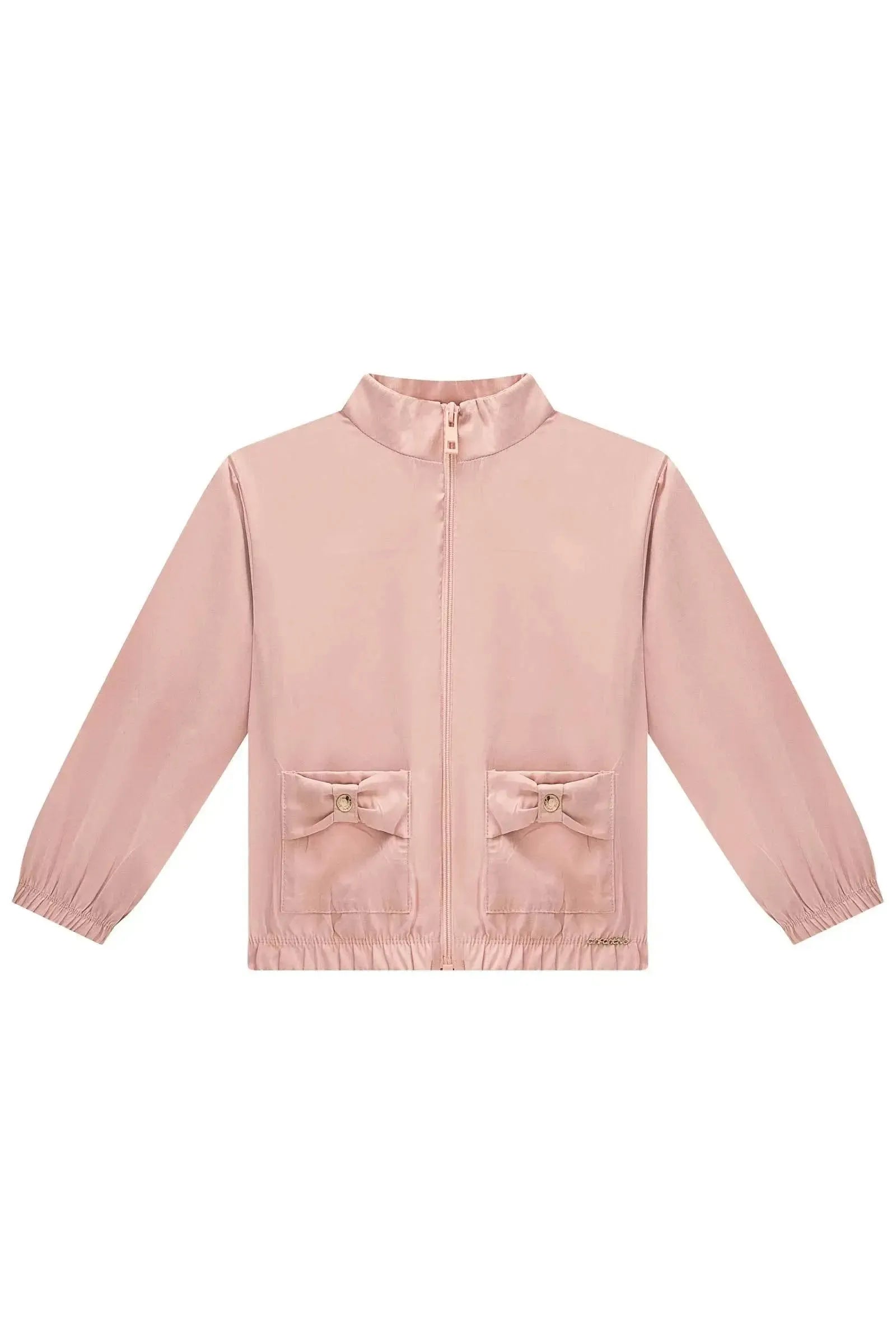 Jaqueta Corta Vento em Nylon Toque de Pêssego 91890 Infanti Infantil M